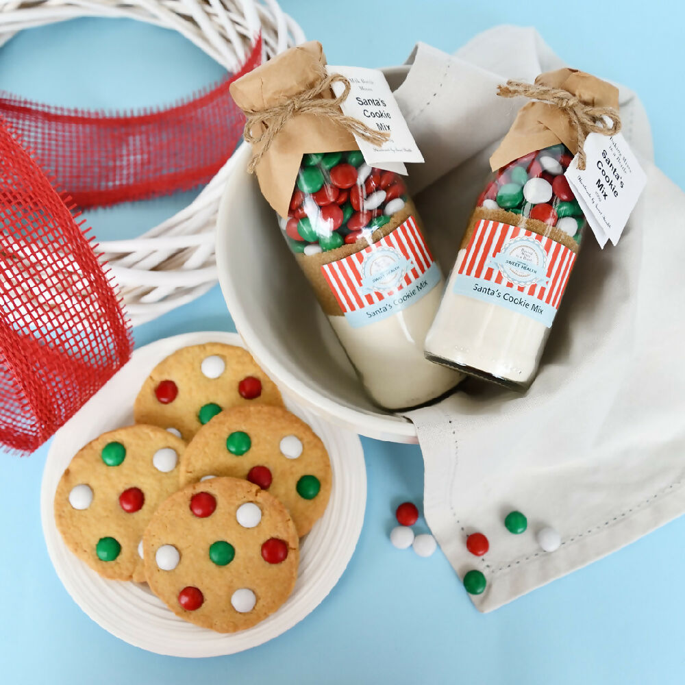 Christmas - S/H Branded SANTA'S Cookie Mix. An adorable Christmas gift