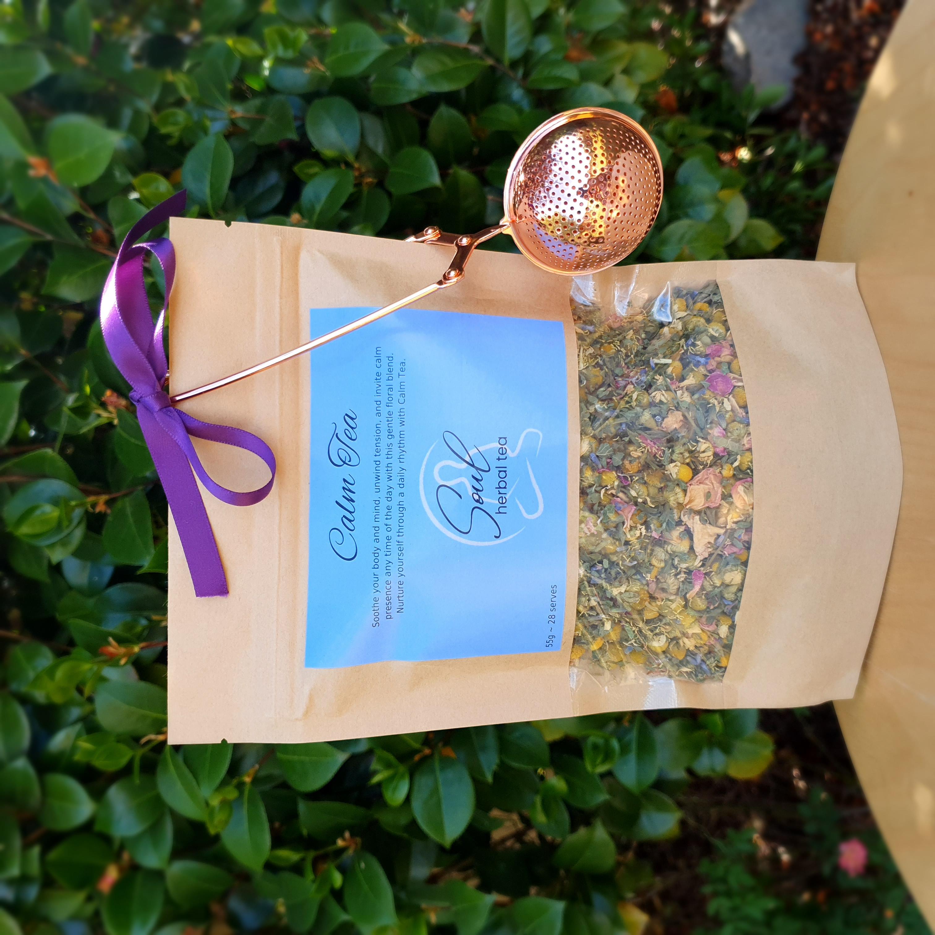 Soul Herbal Tea & Rose Gold Infuser GIFT BUNDLE