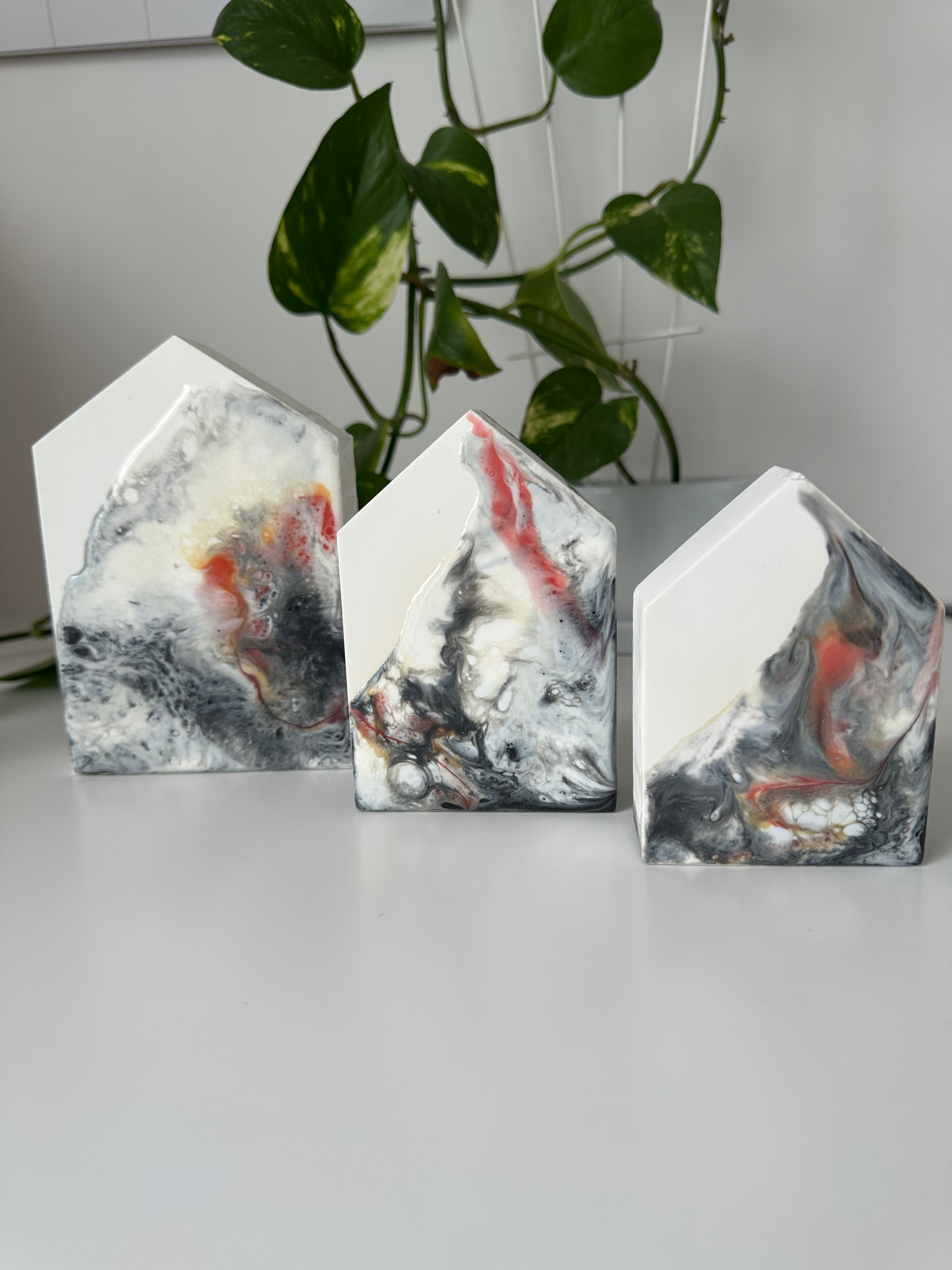 Home decor | Eco-friendly jesmonite & resin houses | Homewares