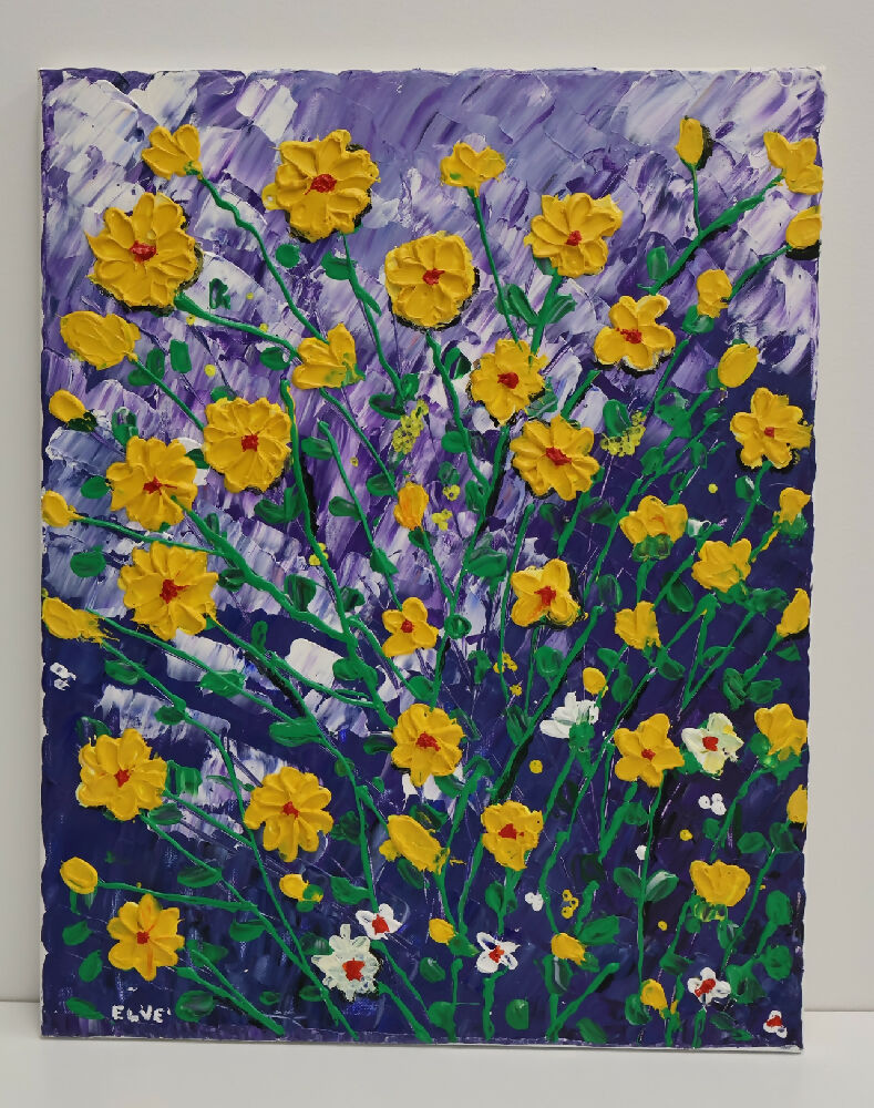 Abstract Flower Field