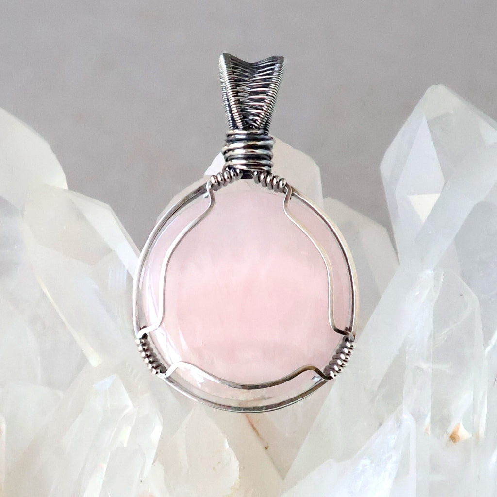Mangano Calcite Pendant - Handcrafted with Australian Made Sterling Si