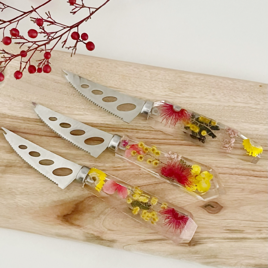 Australian Native Botanical Cheese Knife