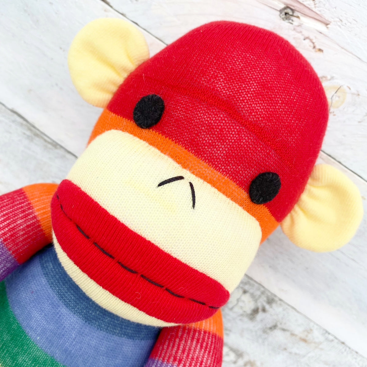 Winston the Sock Monkey - MADE TO ORDER soft toy