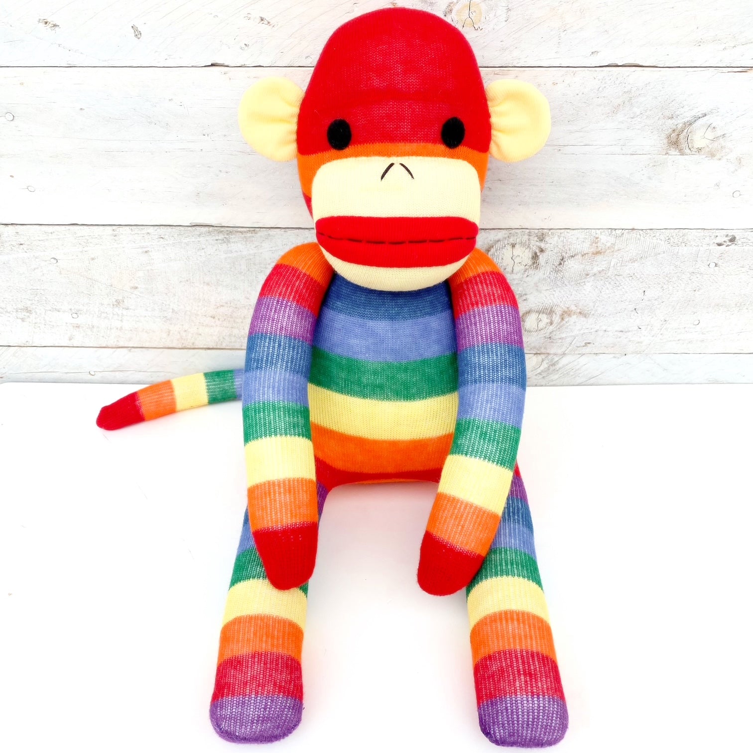 Winston the Sock Monkey - MADE TO ORDER soft toy
