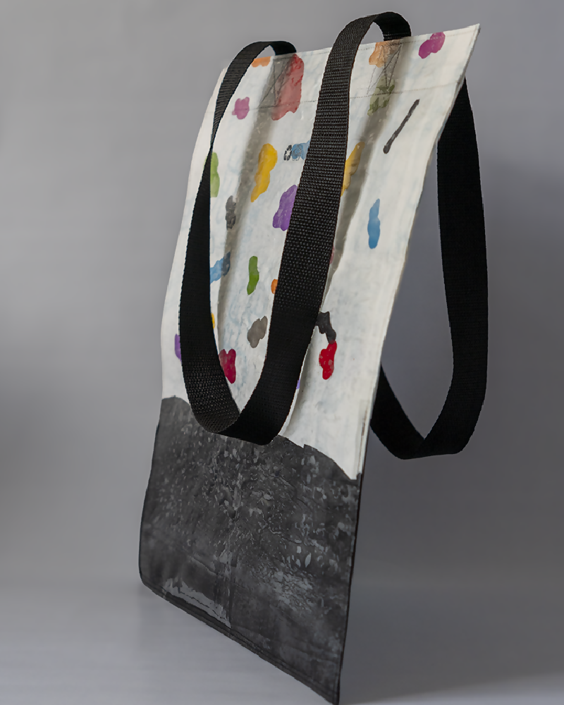 Tote Bag for laptop| 100% Handcrafted from Recycled soft plastic - Abs