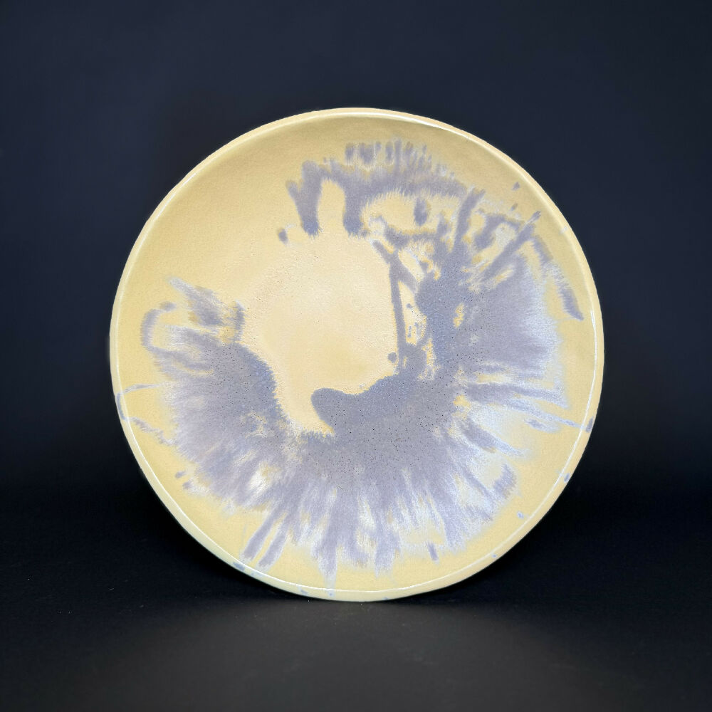 Solara Ceramic Platter | Abstract Ceramic Art | Handmade Decorative Pl
