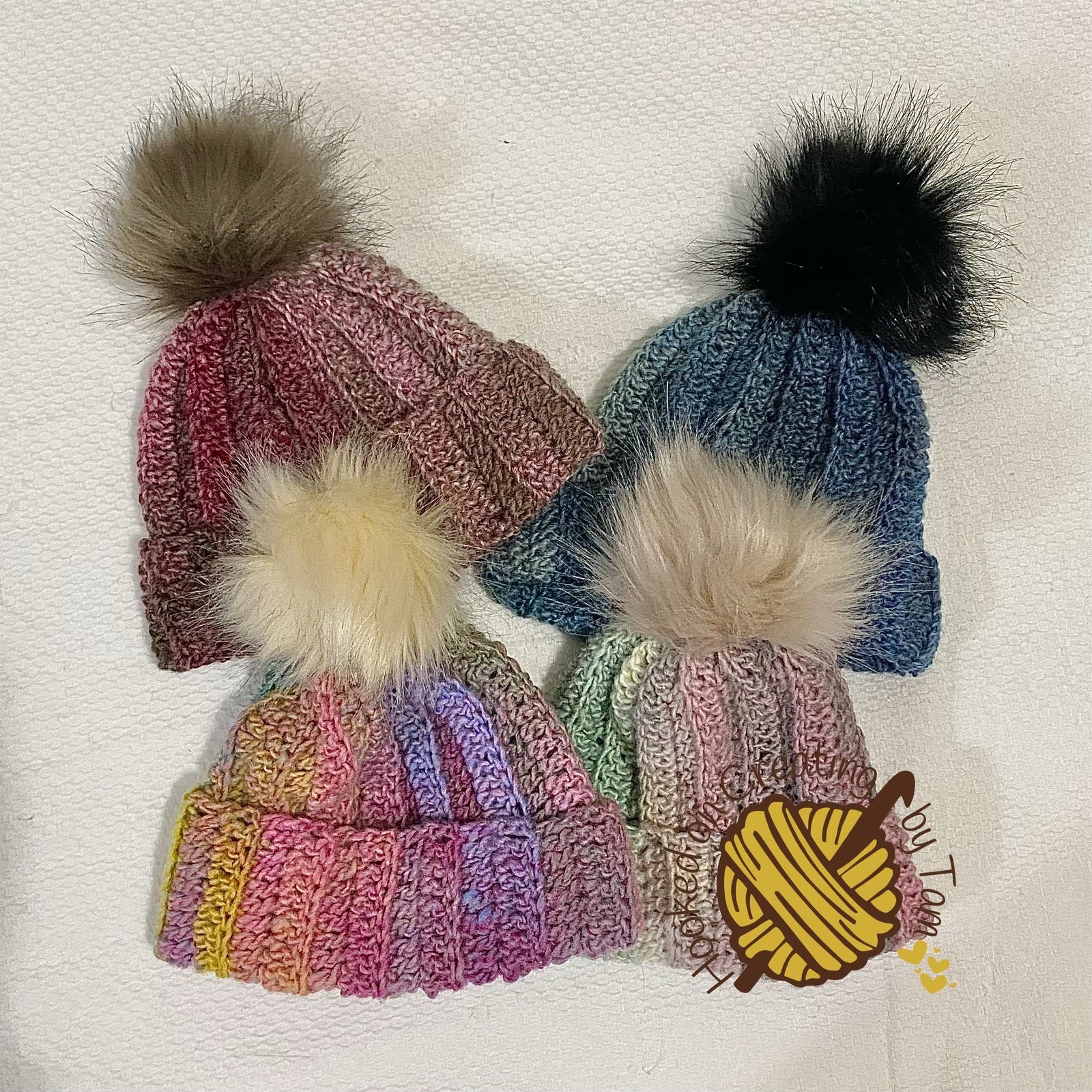 Crochet | Handmade | Beanie | Removable Pom Pom | 1-3 Years