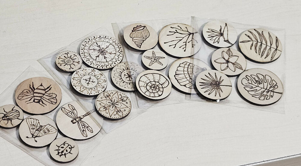 Wooden Magnet Sets - Assorted Designs