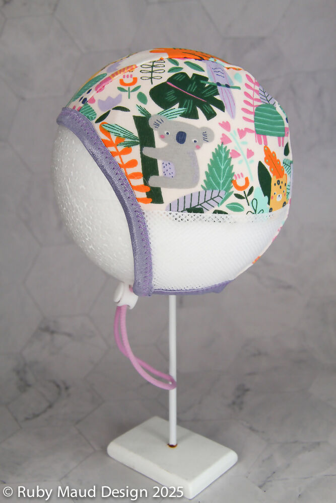 Hearing Aid Bonnet Pilot Cap - Jungle