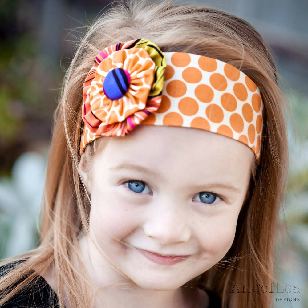 Funky Flower Headband PDF Sewing Pattern