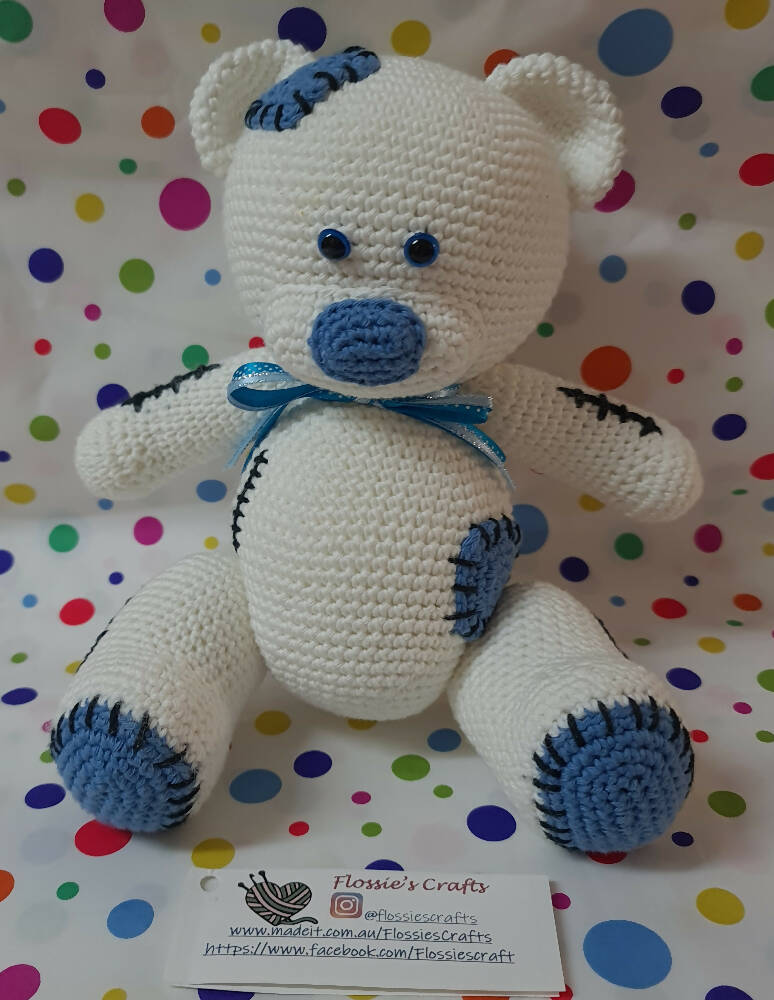 Crocheted Teddy Bear - Stitches