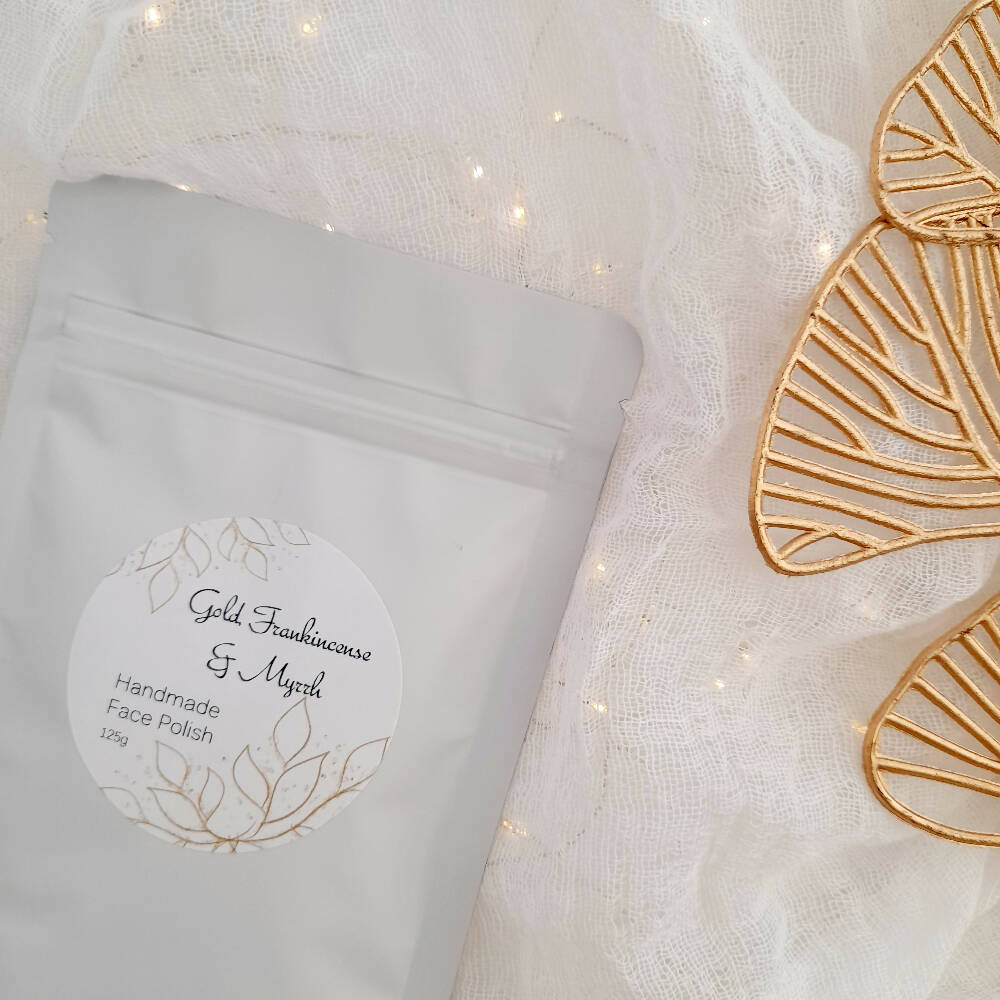 Christmas Face Scrub Gold, Frankincense & Myrrh