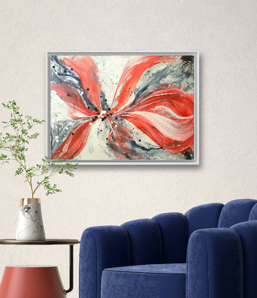 'Awake my soul'| Original abstract acrylic wall art | 70x50cm