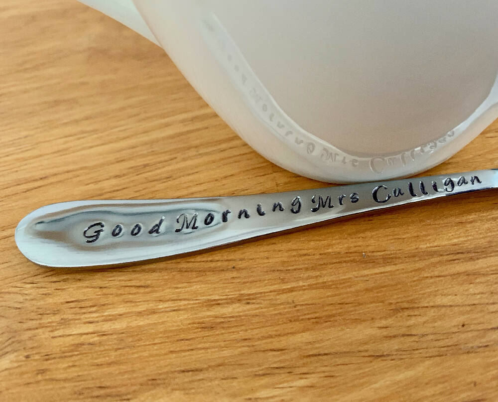 Custom Good Morning Teacher Spoon Best Teacher