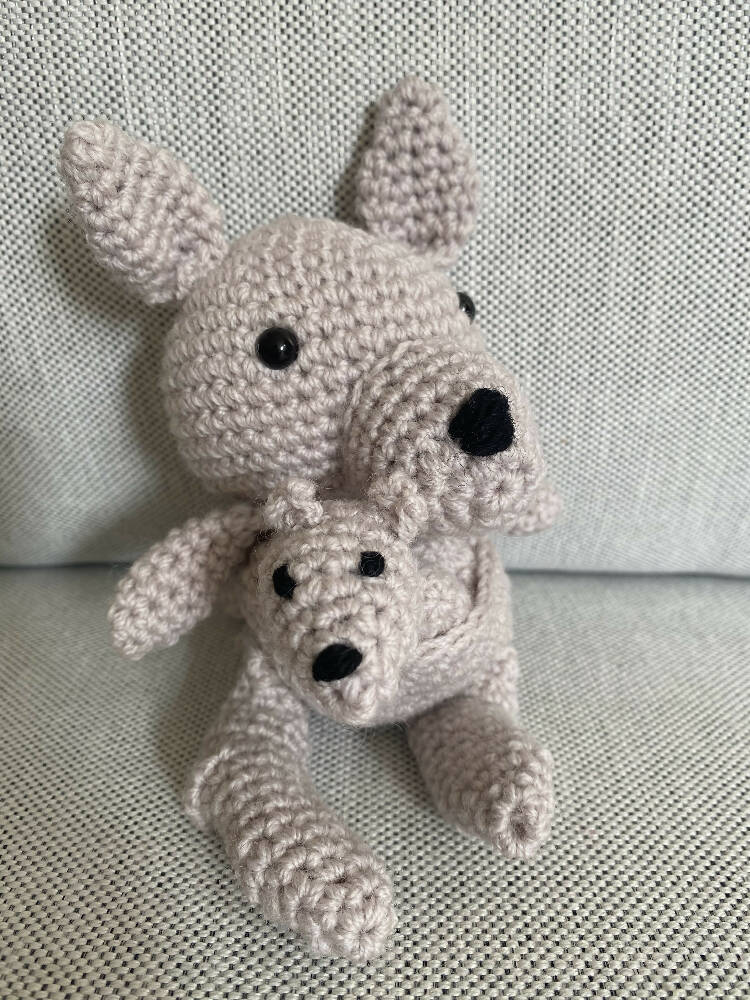 Wombat - crocheted toy