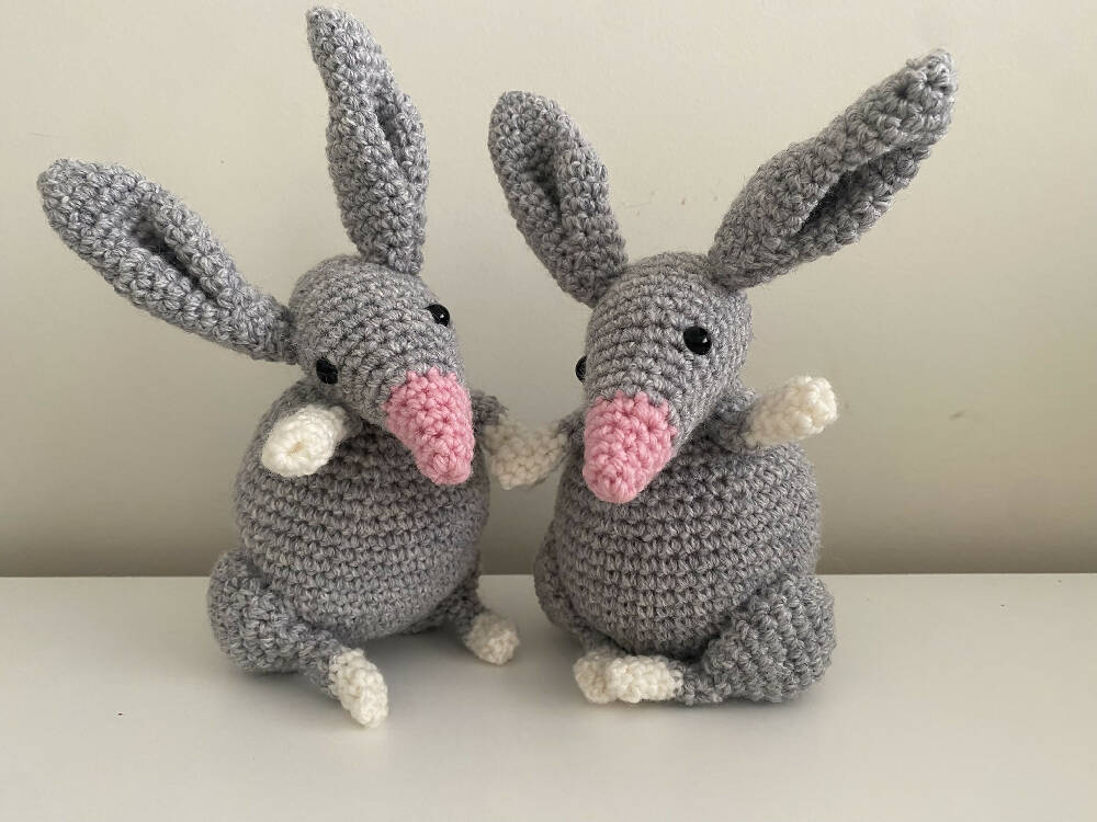 Small Bilby - crocheted toy